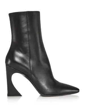 Fendi Leather High Heel Boots