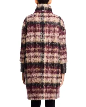 Herno Check Woven Coat