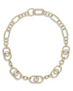 Ted Baker London Imitation Pearl Statement Necklace - Gold Tone