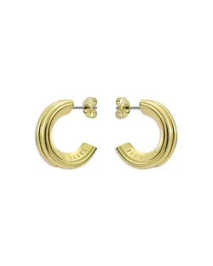 Ted Baker London Hidden Heart Small Hoop Earrings