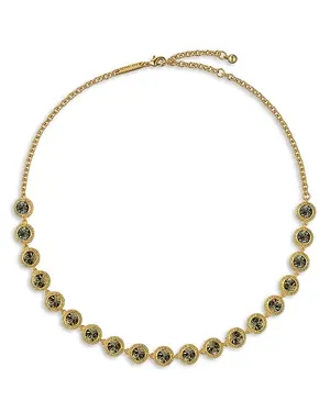 Ted Baker London Solanna Crystal Chain Necklace - Gold Tone