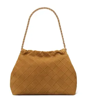 Tory Burch Fleming Suede Hobo Bag