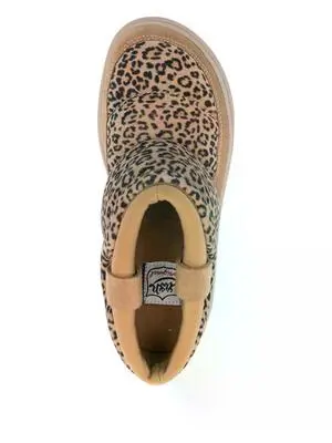 Ash 70mm Onyx Leopard-print Platform Boots - Brown