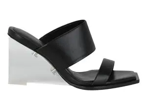Alexander McQueen Shard Leather Sandals - Black