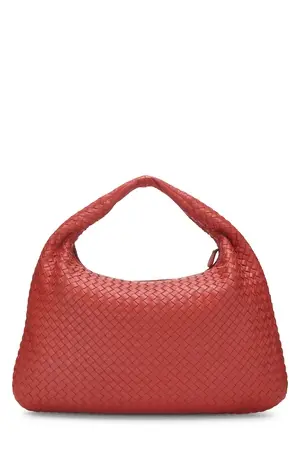 Bottega Veneta Intrecciato Veneta Hobo - Red