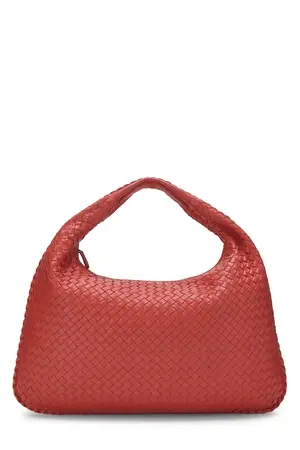 Bottega Veneta Intrecciato Veneta Hobo - Red