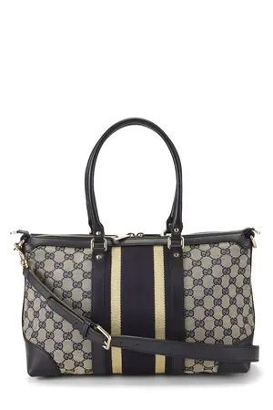 Gucci Gg Vintage Web Convertible Tote