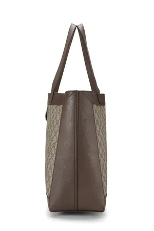 Gucci Gg Supreme Canvas Ophidia Tote - Brown