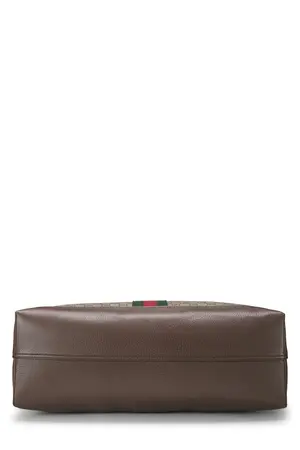 Gucci Gg Supreme Canvas Ophidia Tote - Brown