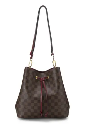 LOUIS VUITTON Damier Ebene Neo Noé Bucket Bag - Brown