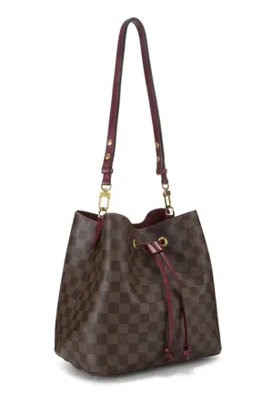 LOUIS VUITTON Damier Ebene Neo Noé Bucket Bag - Brown