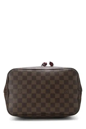 LOUIS VUITTON Damier Ebene Neo Noé Bucket Bag - Brown