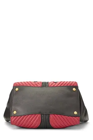 Miu Miu Multicolor Calfskin Convertible Biker Tote