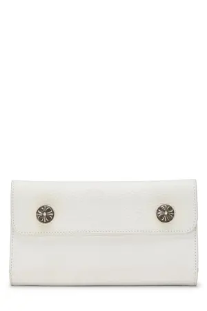 Chrome Hearts Wave Cross Ball Long Wallet - White