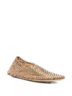 Christopher Esber Minette Ballet Flats - Neutrals