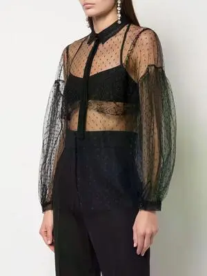 Giambattista Valli Sheer Lace Shirt