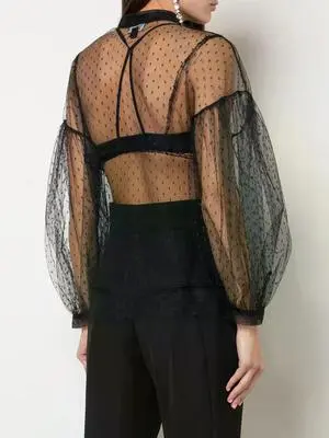 Giambattista Valli Sheer Lace Shirt