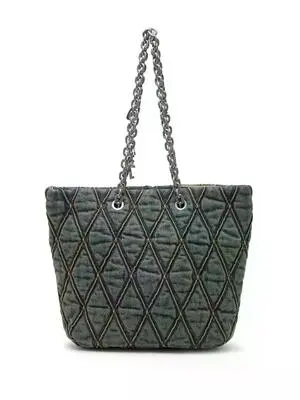 DIESEL® Charm-d Diamond-quilted Tote Bag