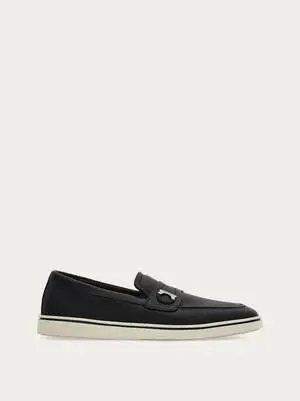 FERRAGAMO Boat Shoe Loafer - Black