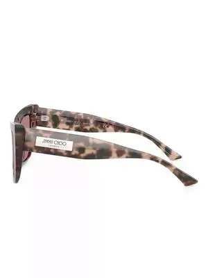 JIMMY CHOO Tortoiseshell Cat-eye Sunglasses