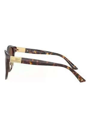 JIMMY CHOO Tortoiseshell Round-frame Sunglasses