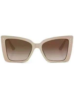 JIMMY CHOO Rectangle-frame Sunglasses