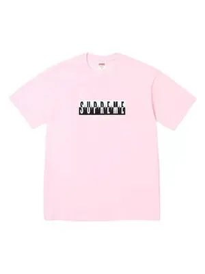 Supreme Split Graphic T-shirt - Pink