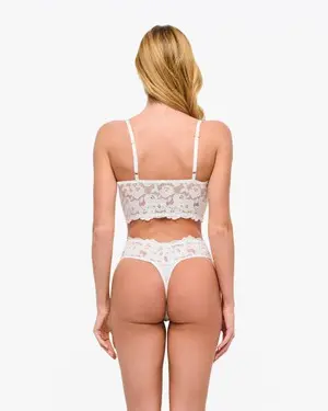 Cosabella Romanza Longline Bralette - Moon Ivory