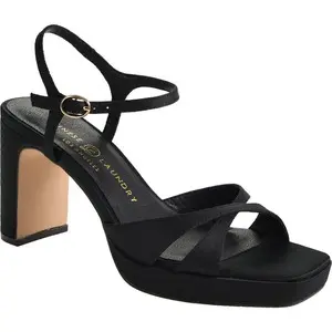 Chinese Laundry Gracie Ankle Strap Platform Sandal - Black