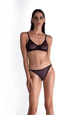 LECHERY® Lustrous Sheer Full Coverage Underwire Bra