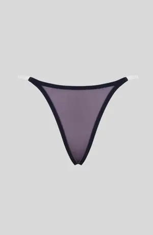 LECHERY® Lustrous Clear Strap Invisible Thong