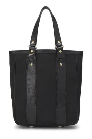 Fendi Zucchino Tote - Black