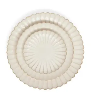 MAISON MARGAUX Set Of 4 Shell Bread Plates