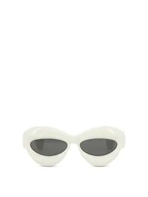 Loewe Inflated Cat Eye Sunglasses - White