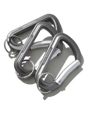 MOUNTAIN RESEARCH Carabiners With Engraved Logo - Silver