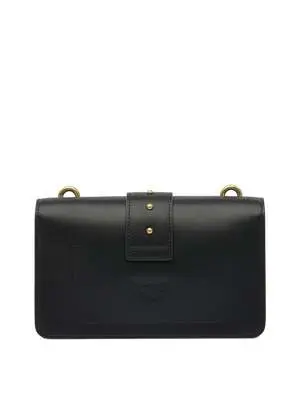 Pinko Leather Crossbody Bag - Black