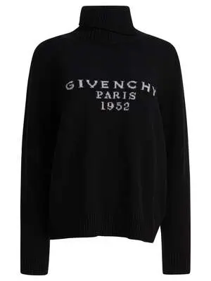 Givenchy Paris 1952' Turtleneck Sweater - Black