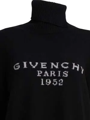Givenchy Paris 1952' Turtleneck Sweater - Black
