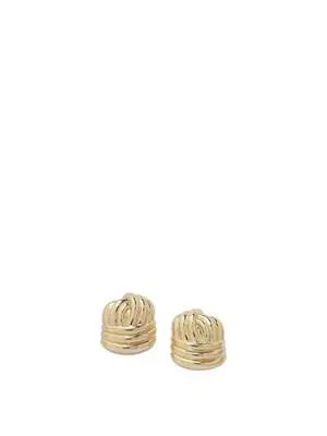 SELF-PORTRAIT Knot Stud Earrings - Gold