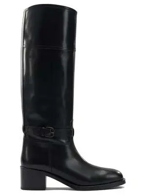 MARETTO Leather Boots - Black