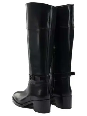 MARETTO Leather Boots - Black