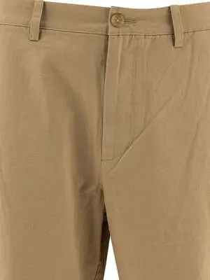 Vince Cotton And Linen Cargo Shorts - Beige