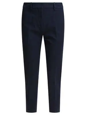 SEMPER Viscose Blend Slim Fit Pants - Blue
