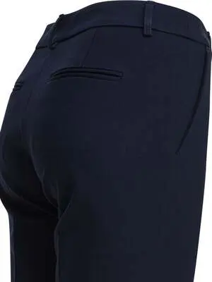 SEMPER Viscose Blend Slim Fit Pants - Blue