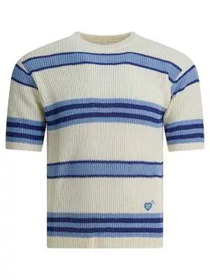 HUMAN MADE Striped Knit Short-sleeved Jersey