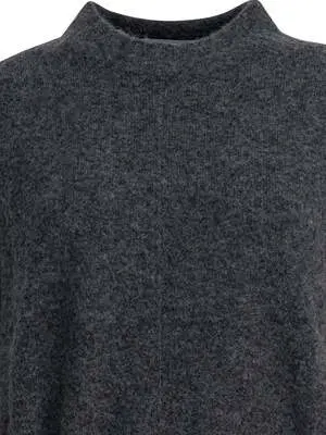UMARMUNG Wool-blend Crew Neck Sweater - Grey