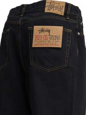 StÜssy Big Ol' Straight Leg Jeans - Black