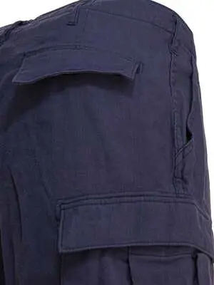 NONNATIVE Linen-acetate Cargo Shorts - Blue