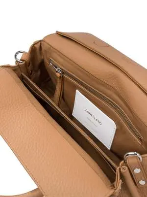 ZANELLATO Grained Leather Dotta® Handbag - Brown