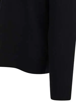 Vince Cashmere Half-zip Sweater - Black